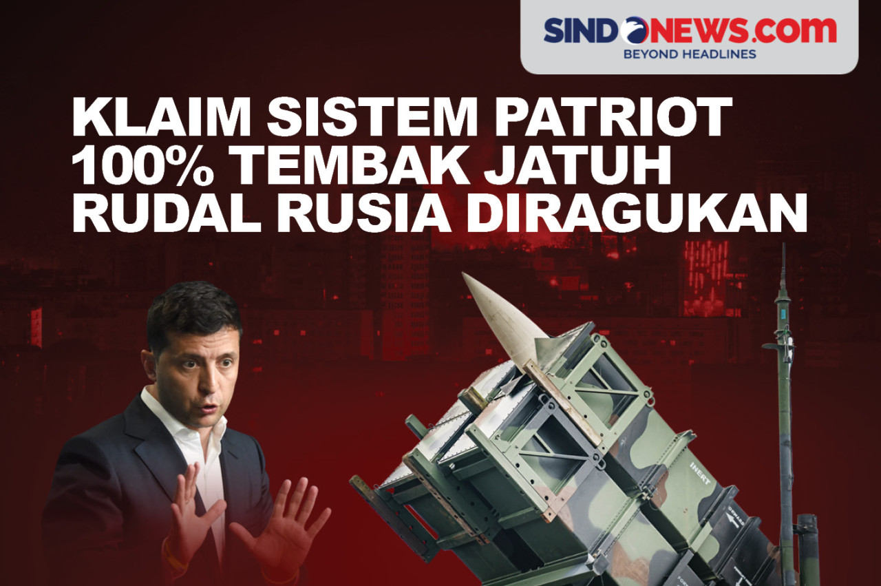SINDOgrafis: Klaim Sistem Patriot 100% Tembak Jatuh Rudal Rusia Diragukan