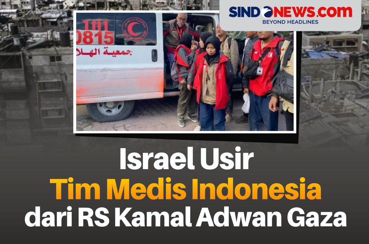 SINDOgrafis: Israel Paksa Tim Medis Indonesia Keluar dari RS Kamal ...