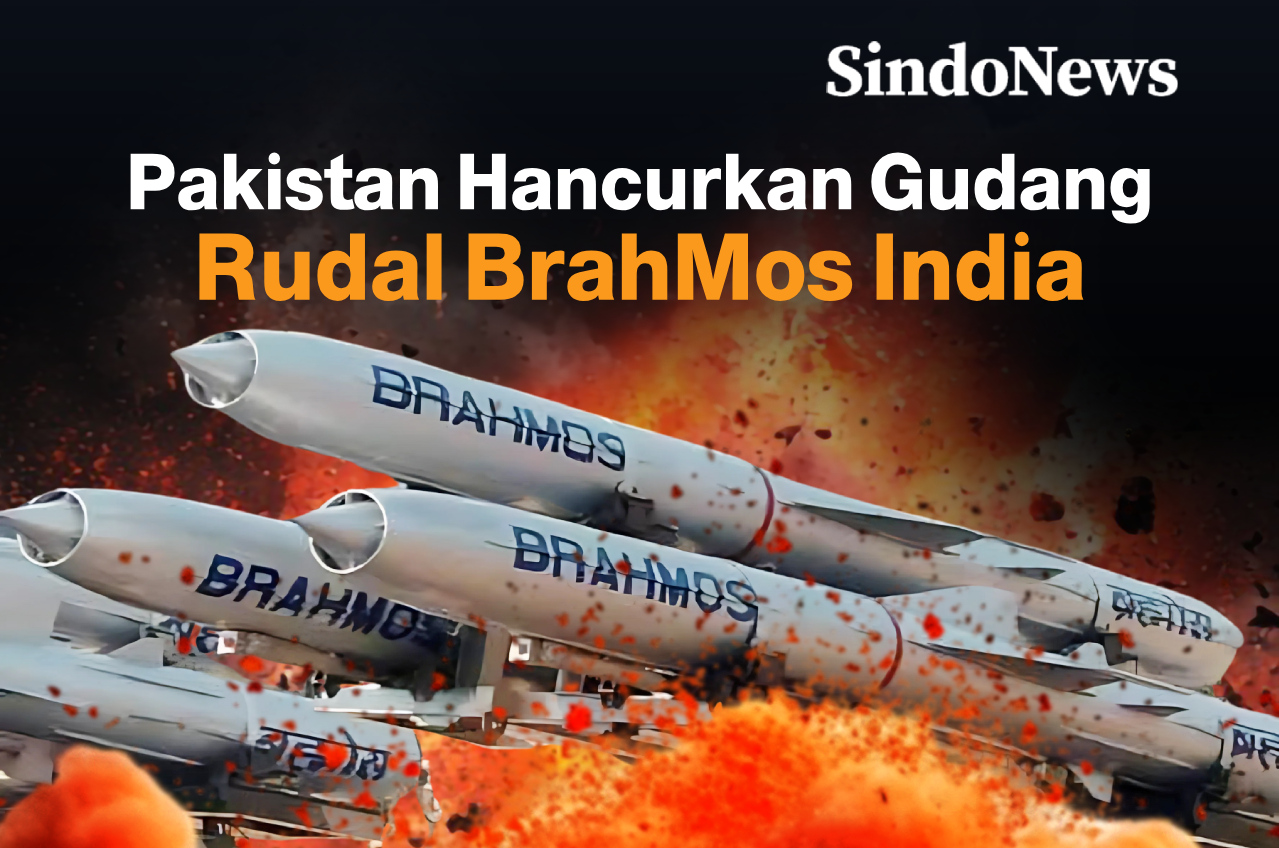 SINDOgrafis: Pakistan Hancurkan Gudang Rudal BrahMos Kebanggaan India