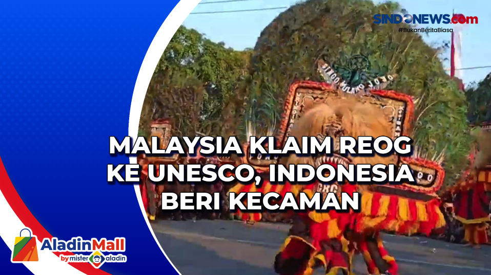 VIDEO: Malaysia Klaim Reog ke UNESCO, Indonesia Beri Kecaman
