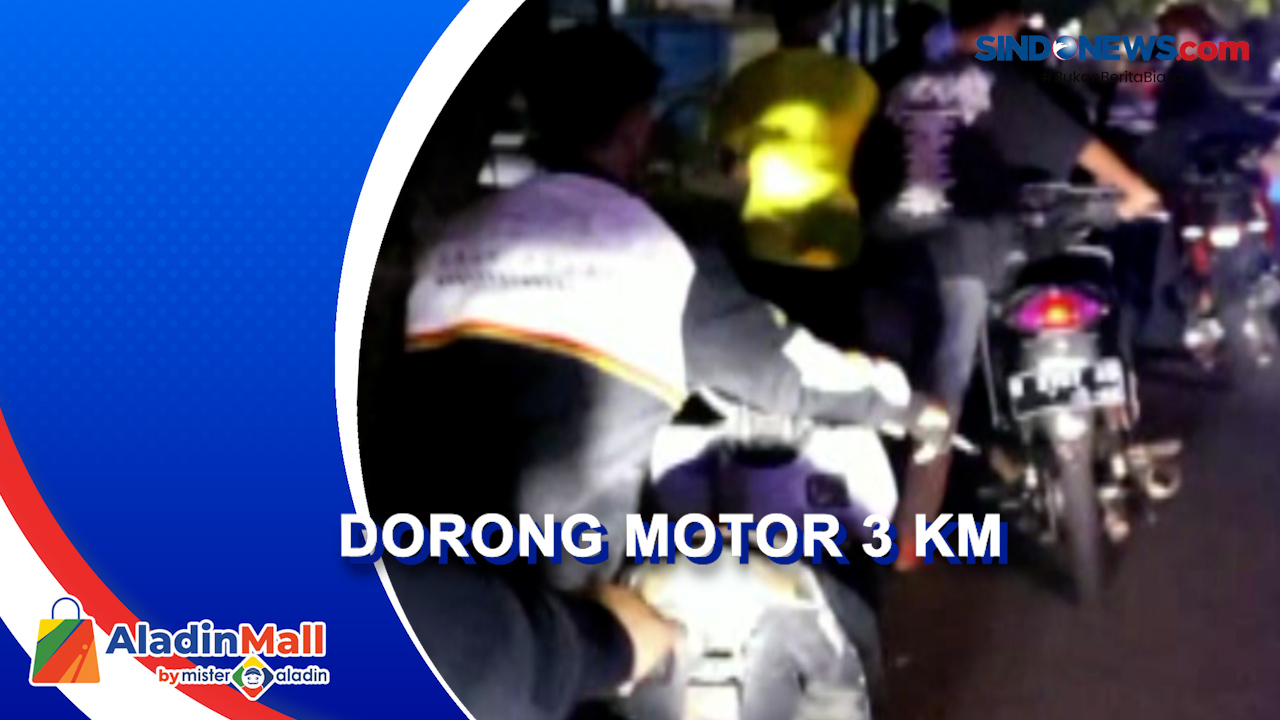 VIDEO: Puluhan Pengendara Dorong Motor 3 Km setelah Terjaring Razia ...