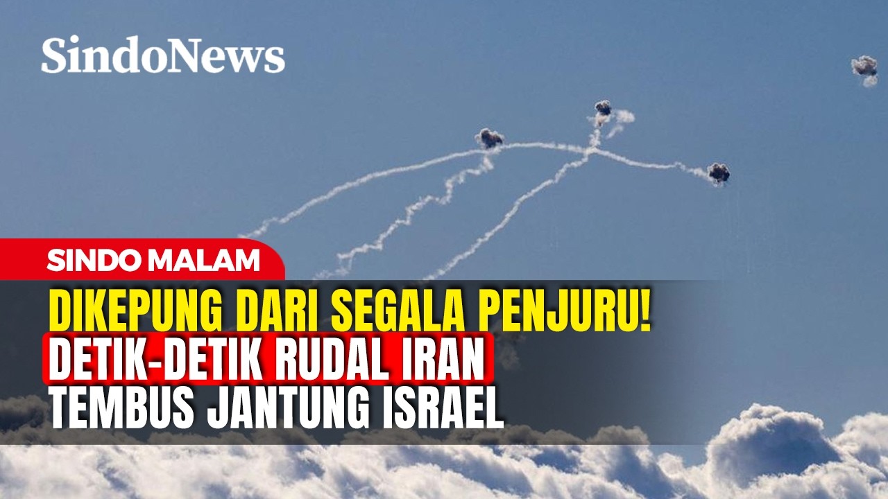 VIDEO: Dikepung dari Segala Penjuru! Detik-detik Rudal Iran Tembus ...