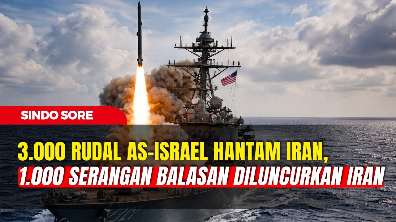 VIDEO: 36 Jam Operasi Epic Fury! AS–Israel Hujani Iran 3.000-an Rudal ...