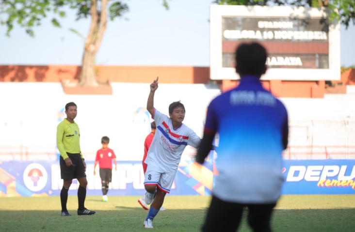Pemain Terbaik dan Top Skor Piala Menpora U-12 Muhammad Rayyan Taqi ...