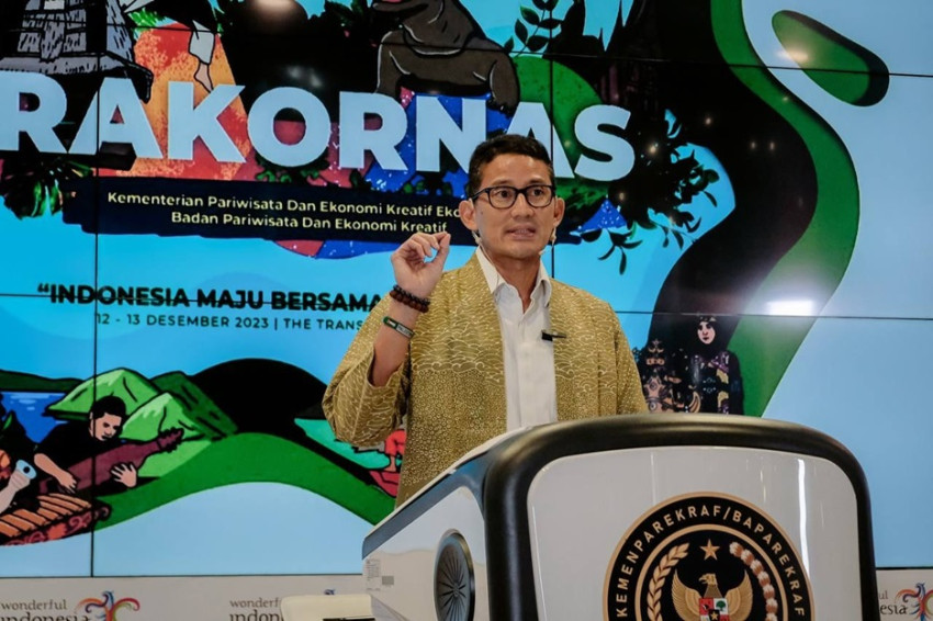 Kemenparekraf Gelar Rakornas Parekraf 2023, Sandiaga Ajak Tanam 100 Pohon