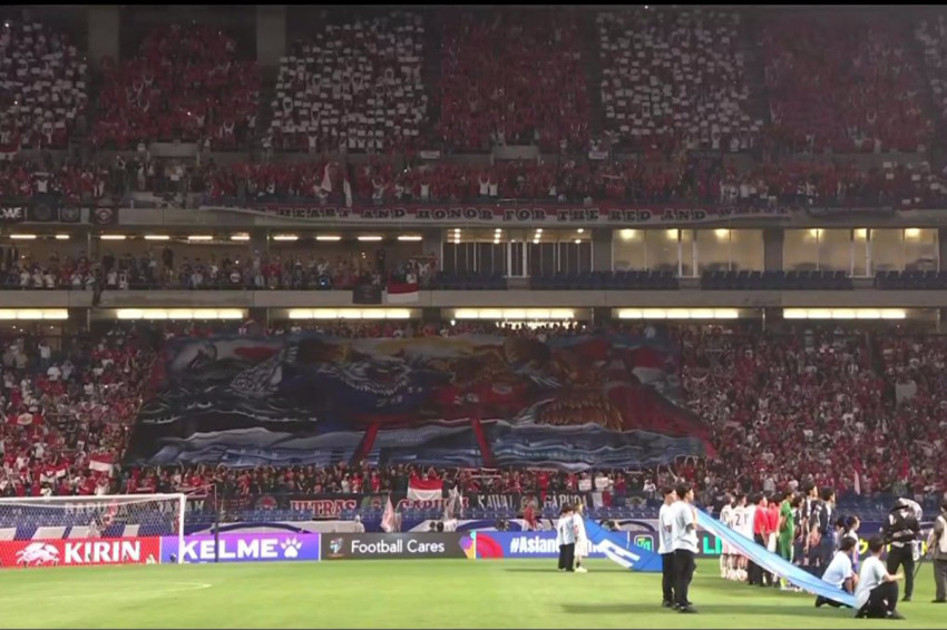 Suporter Indonesia Sihir Osaka, Netizen: Stadion Suita Rasa Pakansari
